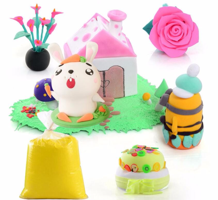 1000g/bag High Quality Super Light Clay Air Dry Clay Super Soft Clay ...