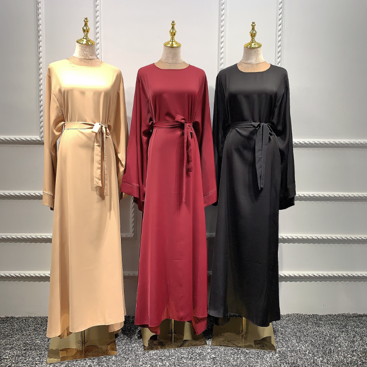 Solid Color Ethnic Clothing Islamic Muslim Clothing Abaya India ...
