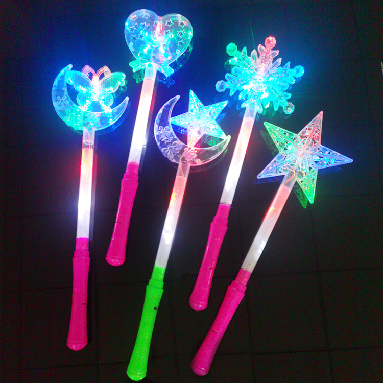 Easter Led Flashing Stick Children Girls Fairy Magic Wand Sticks Light ...