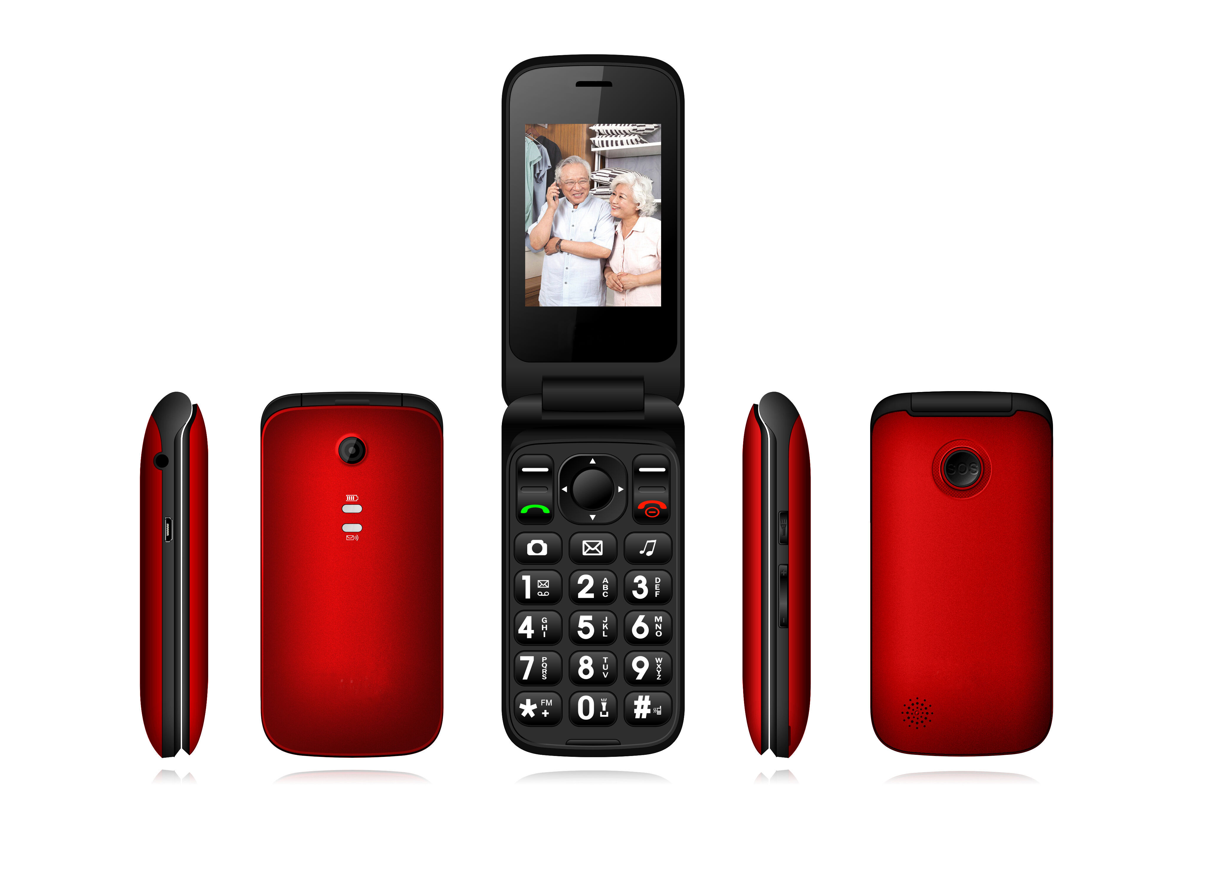 Buy Wholesale China 2.4 Inch Large Button 4g Android Mobile Phone Flip ...