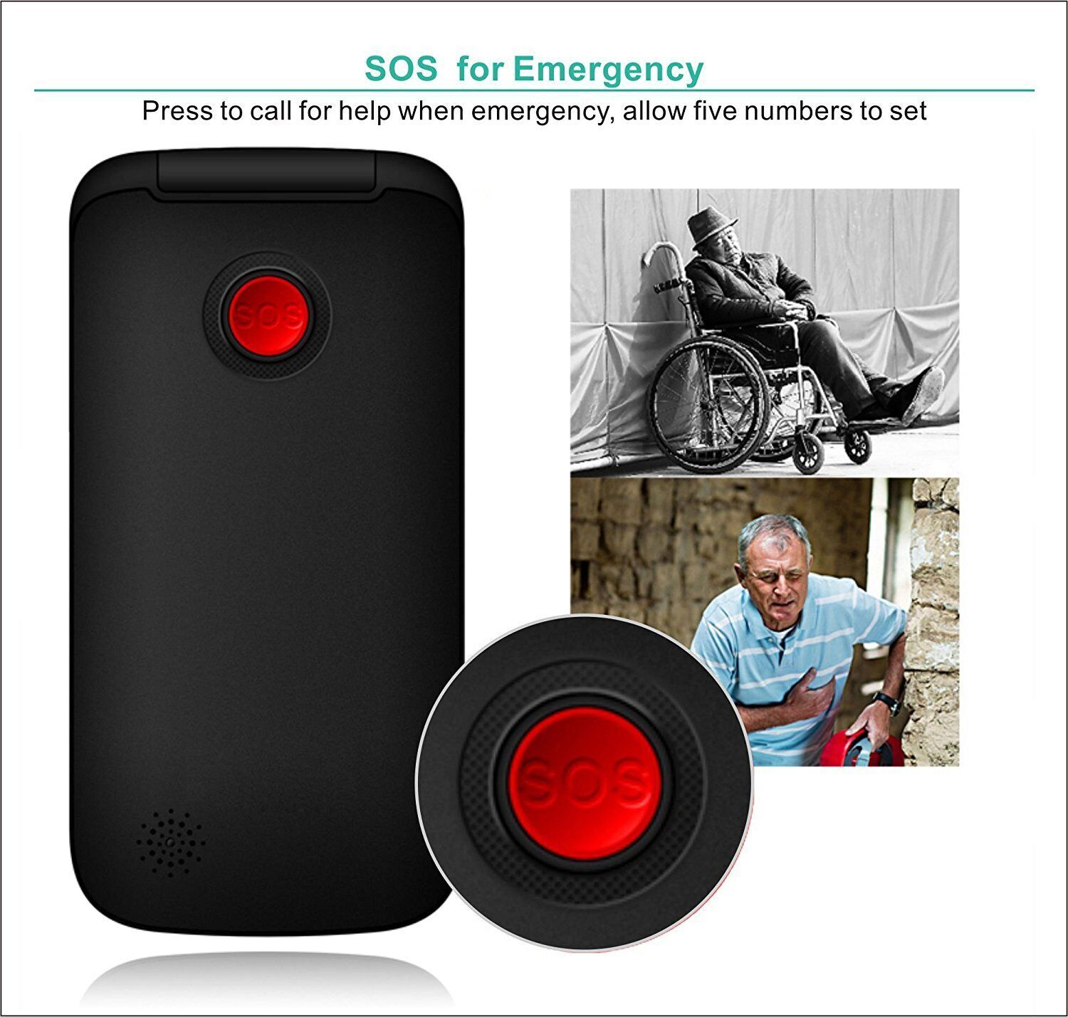 Buy Wholesale China 2.4 Inch Large Button 4g Android Mobile Phone Flip ...