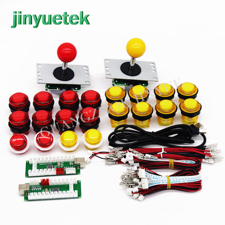 Diy Arcade Cabinet Kit Zero Delay Usb Encoder To Pc 8way Joystick Diy ...