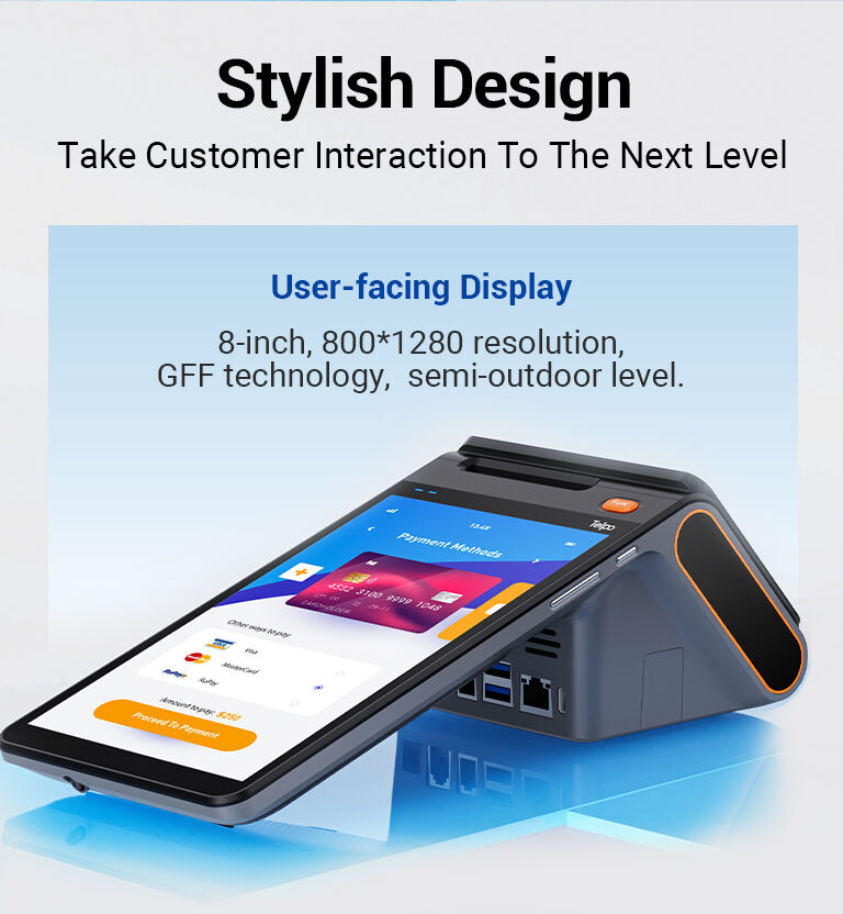 Buy Wholesale China M8 Electronic Fiscal Device Dual Screen Pos Systems ...