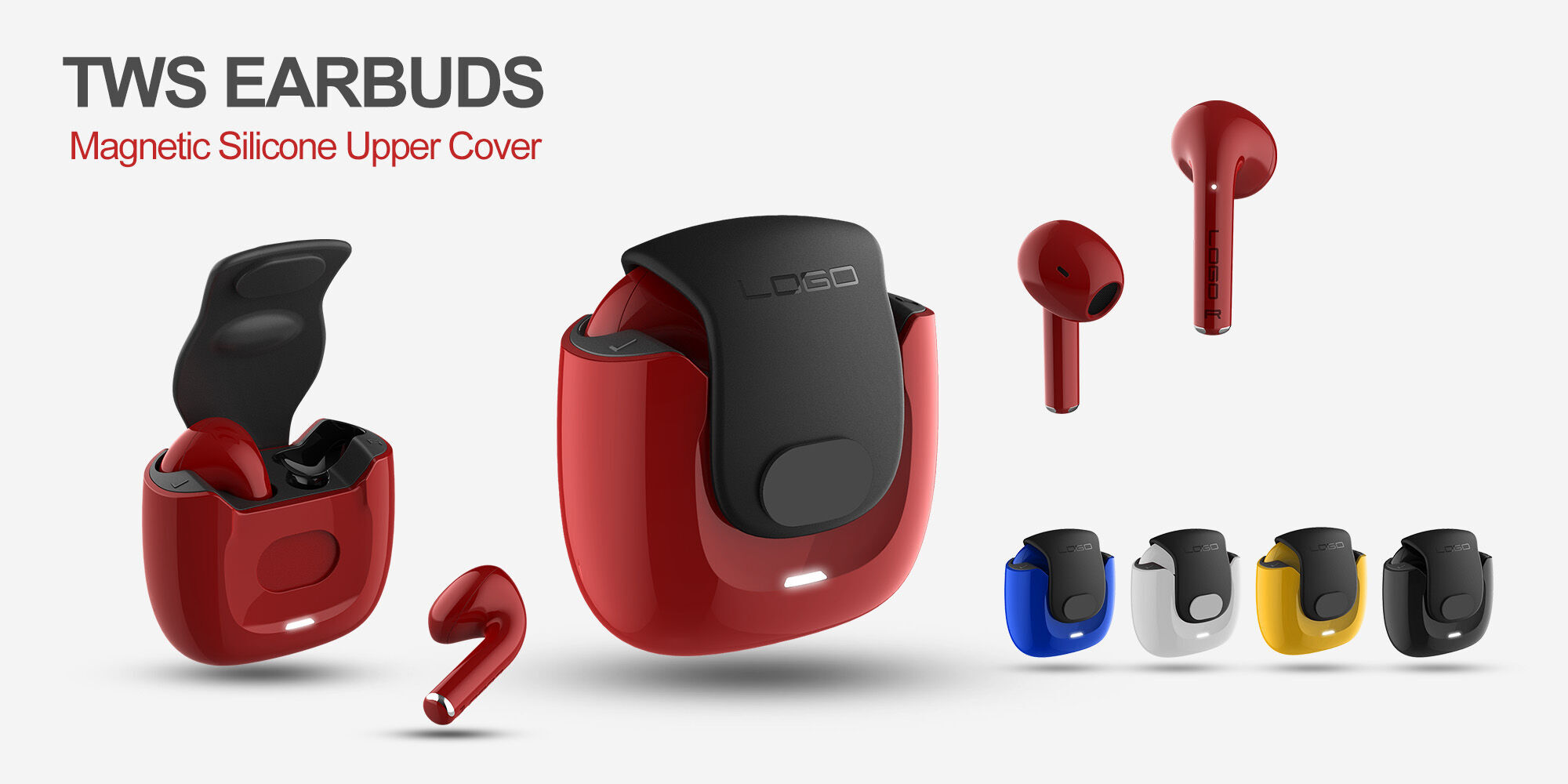 Buy Wholesale China New Style Magnetic Top Cover Tws Wireless Earbuds ...