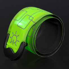 Buy Wholesale China Led Glow Bracelet Light Up Slap Wrist Band ...