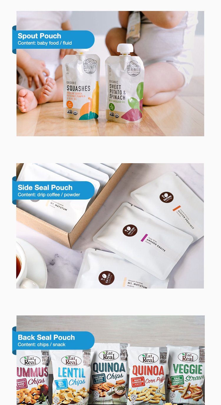 Custom Packaging Resealable Matte Zip Lock Plastic Stand Up Pouch With ...