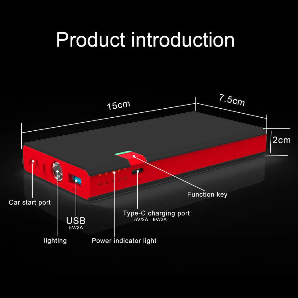 Buy Wholesale China Factory 200a 12000mah Portable Jump Starters ...