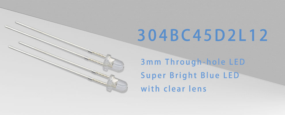 Supplier Of Super Bright 3mm Blue Led 450nm Wavelength Clear Lens For ...