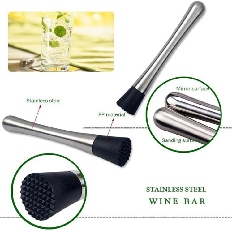 Buy Wholesale China Food Grade Custom Stainless Steel Cocktail Muddler ...
