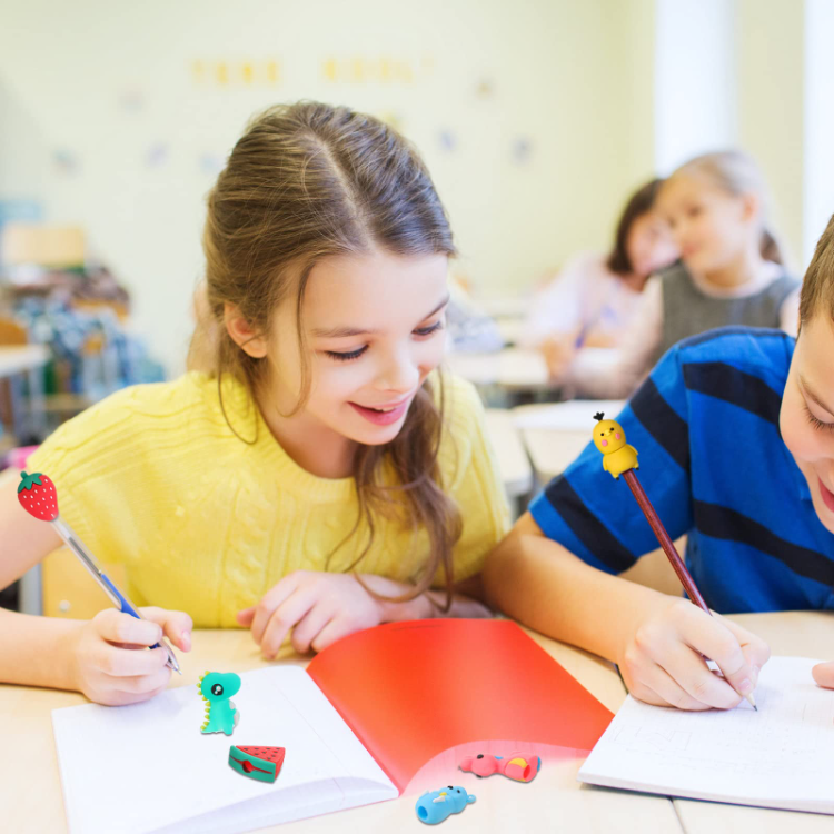 Buy Wholesale China Custom Cute Silicone Rubber Pencil Toppers Decorate ...