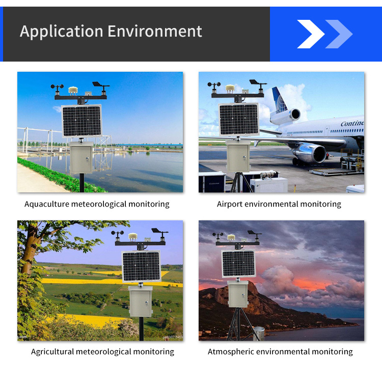 Rs485 Modbus Weather Station Automatic Outdoor Fixed Weather Station ...