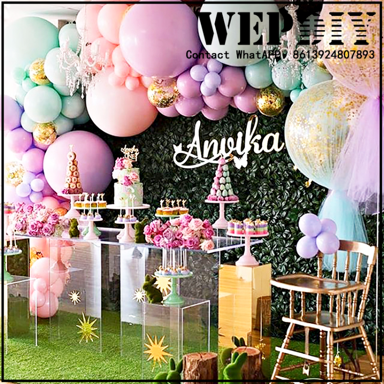 2020 New Birthday Paty Wedding Transparent Acrylic Banquet Table ...