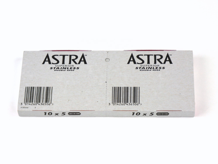 Platinum Stainless Steel Astra Superior Razor Baldes Safety Disposable ...