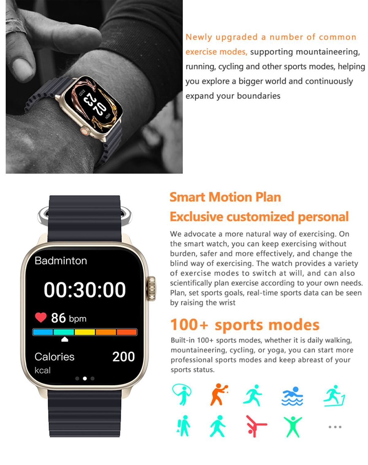 Buy Wholesale China Self-definition With Bright Colors Sports Smart ...
