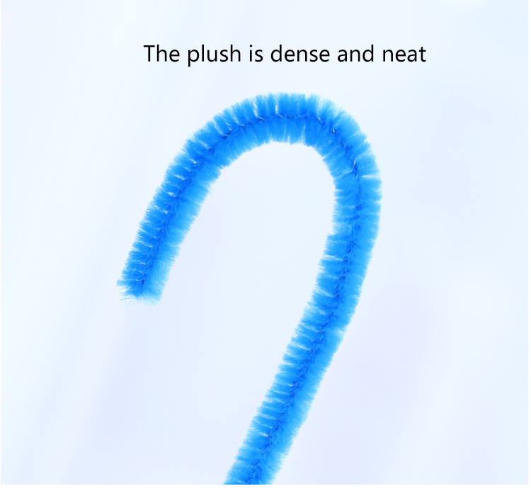 1000pcs Multicolour 3mm Soft Fuzzy Sticks Wire Chenille Stems Craft ...