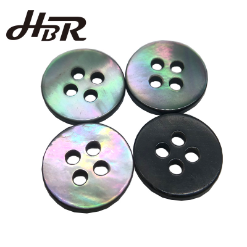 Buy Wholesale China 2 Holes Flat Natural Black Mother Of Pearl Shell ...