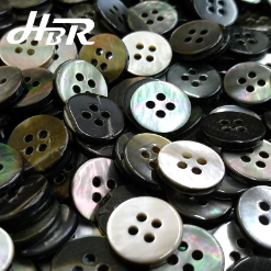 Buy Wholesale China 2 Holes Flat Natural Black Mother Of Pearl Shell ...