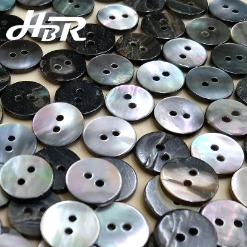 Buy Wholesale China 2 Holes Flat Natural Black Mother Of Pearl Shell ...