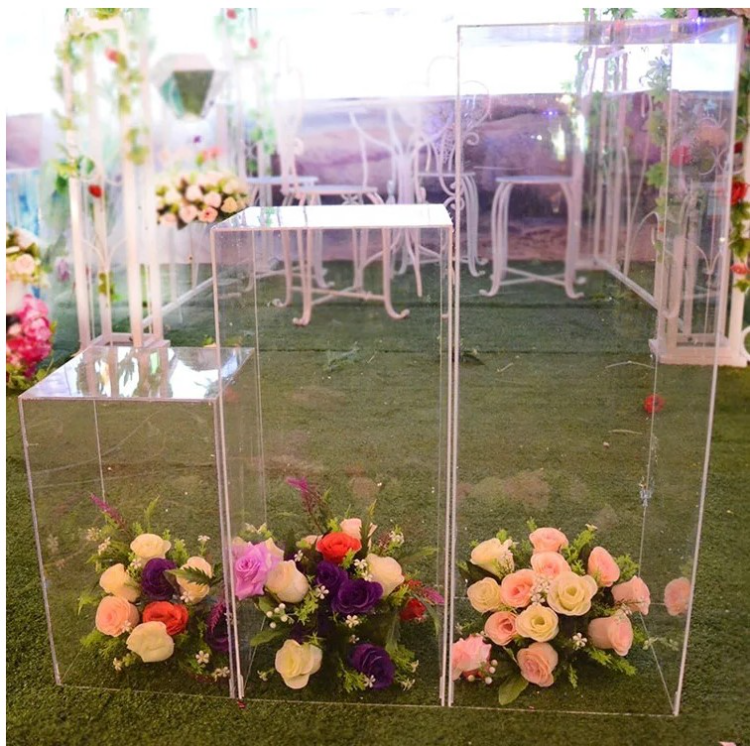 Buy Wholesale China Square Wedding Backdrop Display Clear Acrylic ...