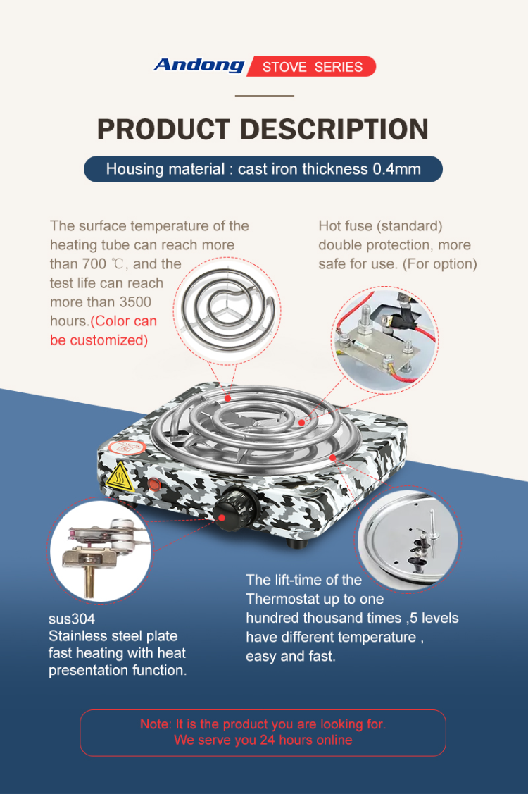 Buy Wholesale China Anton Single Coil Burner Cooking Electric Charcoal Stove Heater Hookah ...