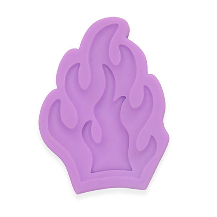 Silicone Flame Shape Chocolate Candy Decorative Fondant Molds For Diy ...