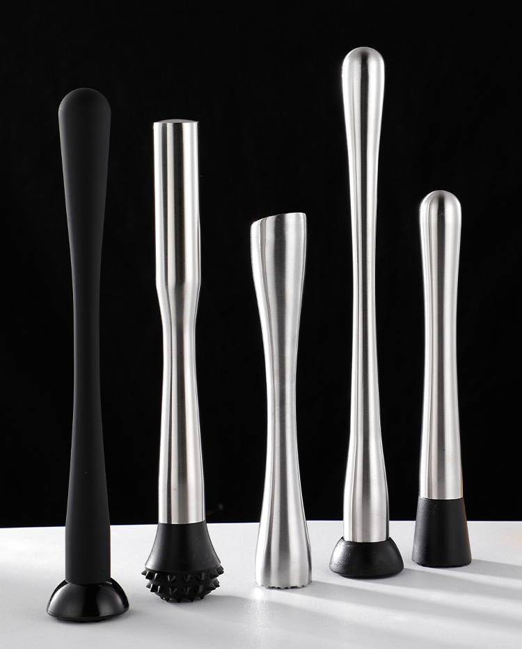 Bar Popsicle Broken Ice Stick Hammer Stainless Steel Cocktail Muddler ...