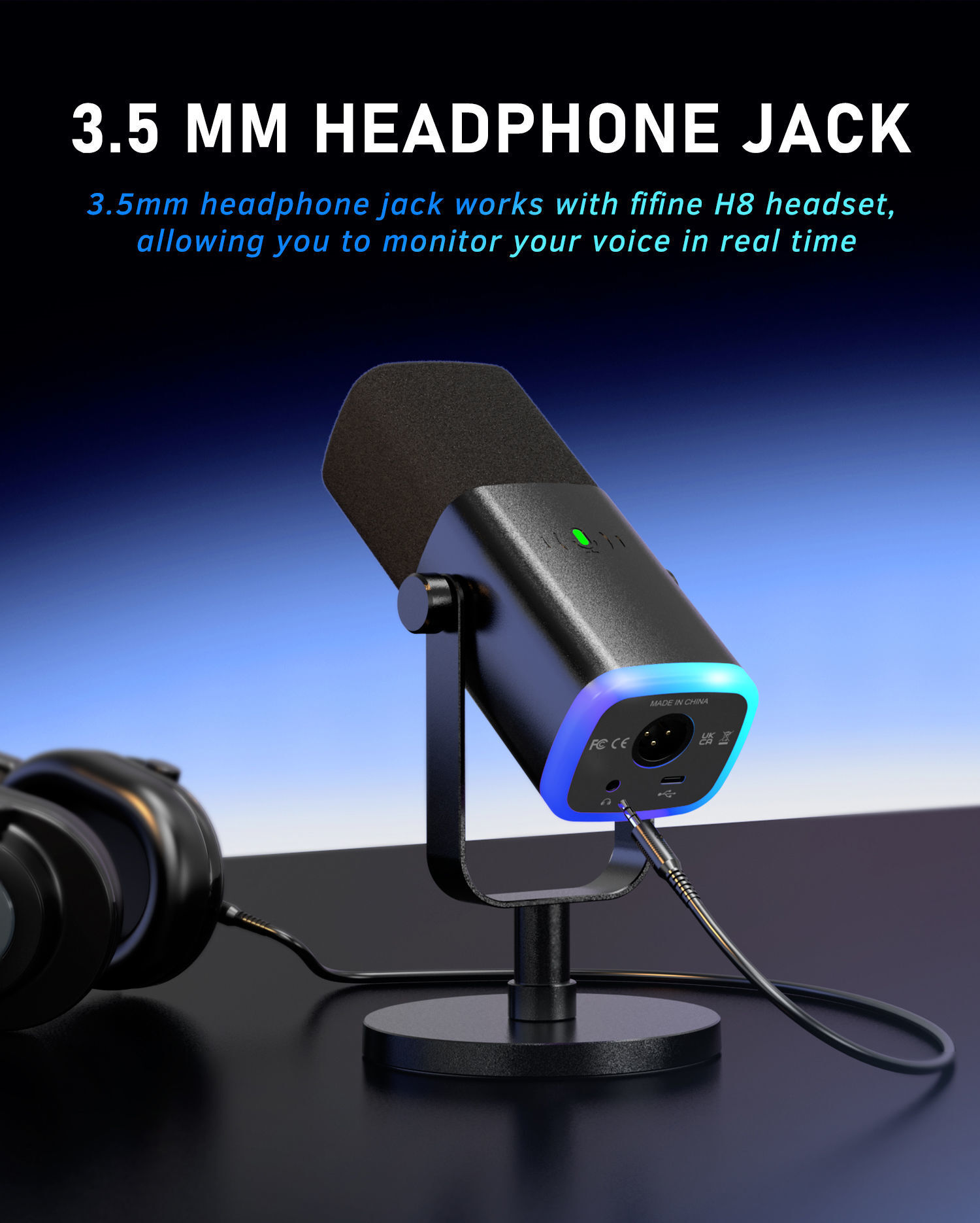 Buy Wholesale China Fifine Ampligame Tam8 Wired Gaming Microphone Usb ...