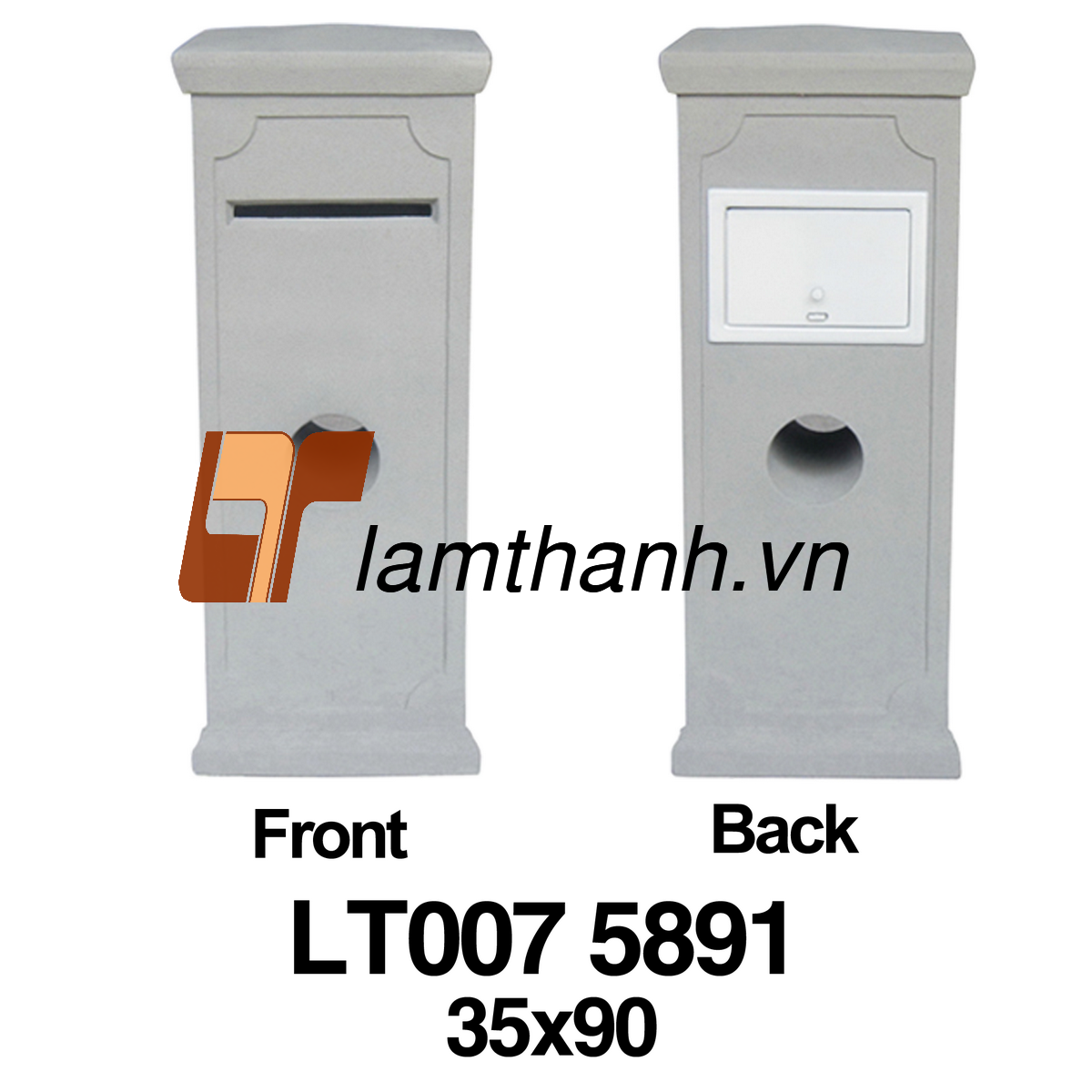 Buy Wholesale Vietnam High Quality Vietnam Fiber Cement Letter Box Set ...