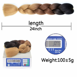 200+ Colors Ombre Jumbo Braid Synthetic Hair Extensions Jumbo Box ...