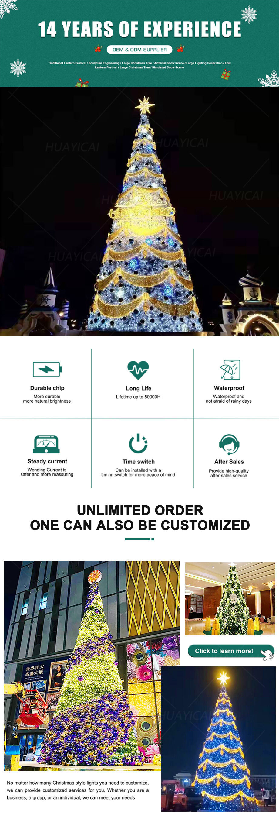 Buy Wholesale China Customized Outdoor Lighting Decoration 4m Christmas ...