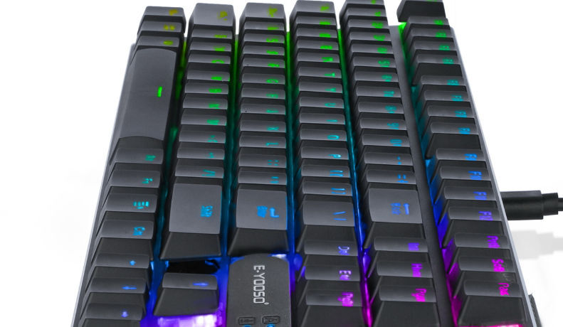 Mechanical Gaming Keyboard For Laptop Wired Waterproof Gaming ...