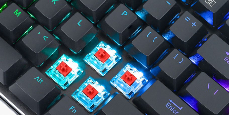 Mechanical Gaming Keyboard For Laptop Wired Waterproof Gaming ...