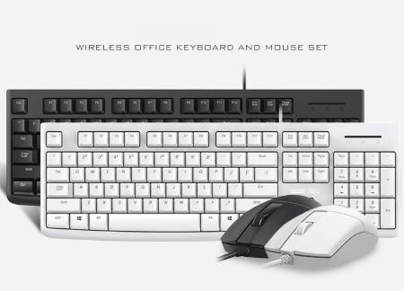 Buy Wholesale China Factory Custom Wired 104 Keys Keyboard Mouse Combo ...