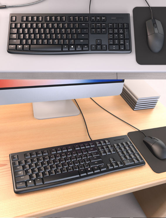 Buy Wholesale China Factory Custom Wired 104 Keys Keyboard Mouse Combo ...