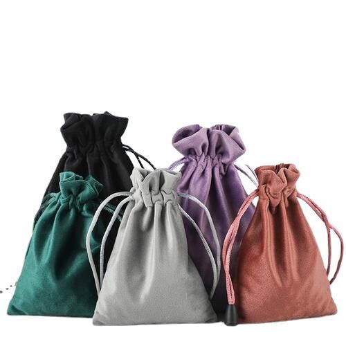 Buy Wholesale China Oem Logo Silk Velvet Drawstring Gift Pouches Mix ...