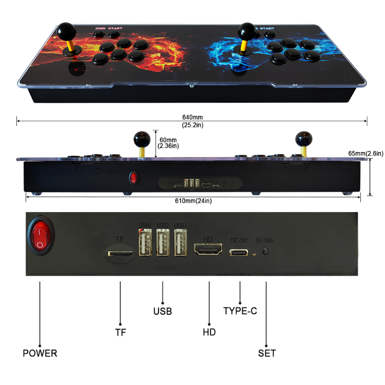 Buy Wholesale China 8800 In 1 Pandora Saga 9s 9d Pro Retro Arcade Games ...