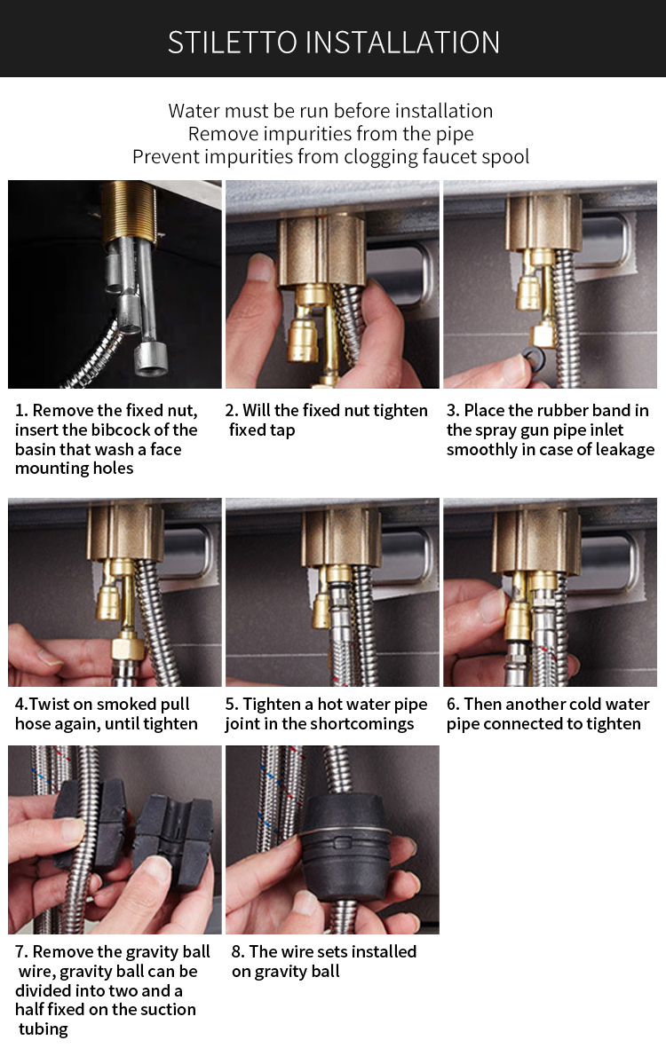 Bathroom Accessories Brass Shower Faucet Set Long Neck Shower Mixer Tap ...