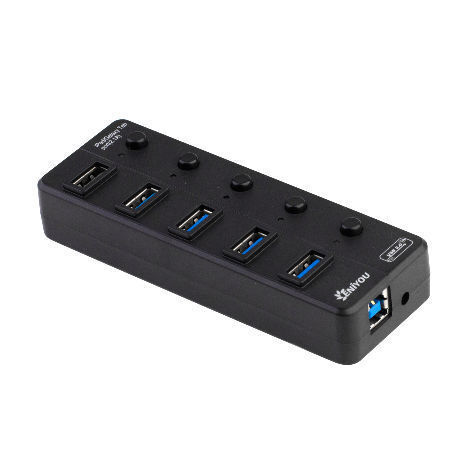 Buy Wholesale China Durable Abs Housing 5 Ports Usb Hub With 1 Port ...