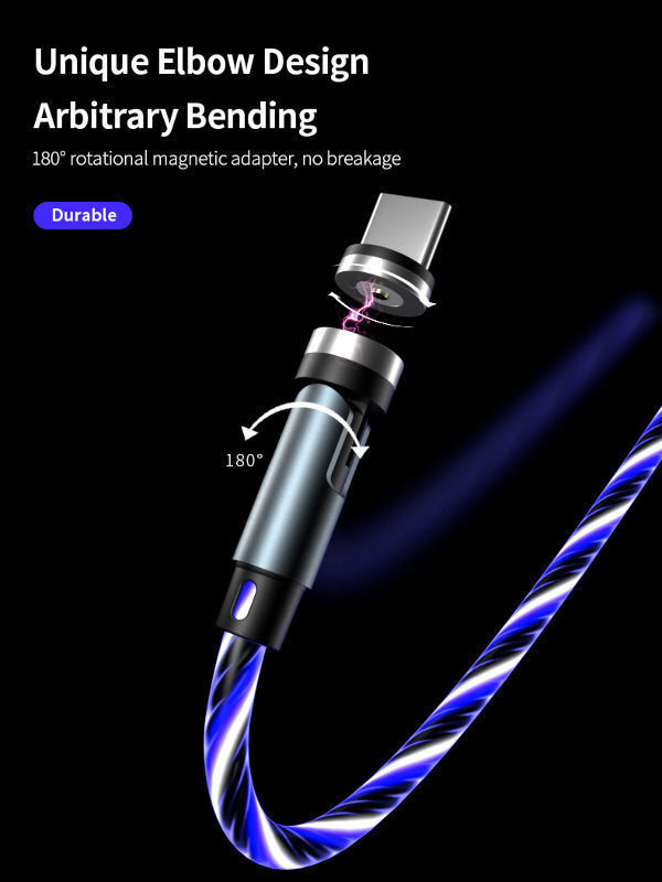 Buy Wholesale China Supplier Detachable Magnetic Data Cables 3a Light 3 ...