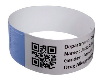 Patient Identification Bracelet Bvp14410f Hospital Wristbands - China ...