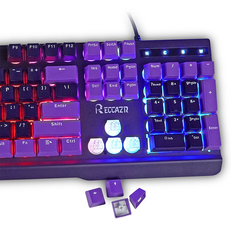 Buy Wholesale China Reccazr Mf-761 Mechanical Hand Feeling Rainbow ...