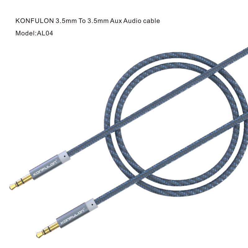 Buy Wholesale China Konfulon Gray/gold Car/computer/speaker Audio Line ...