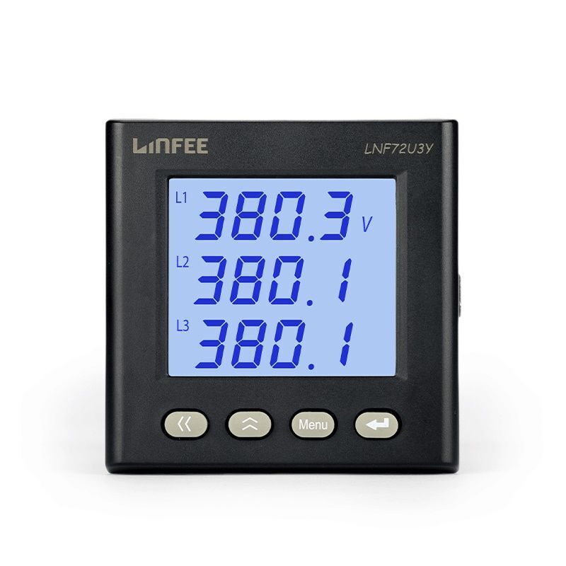 Buy Wholesale China Elecnova Three Phase Ac Programmable Panel Mounted Voltmeter Lcd Display ...
