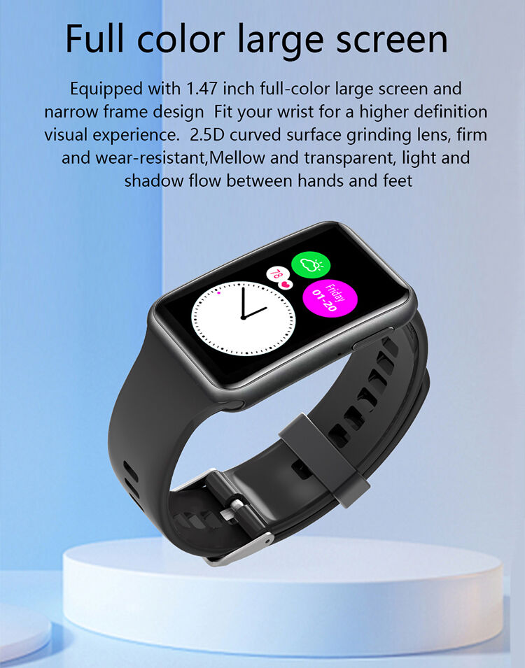 1.47 Inch Bt Calling C6 Plus Smart Band Smart Watch Heart Rate Monitor Blood Pressure Fitness ...