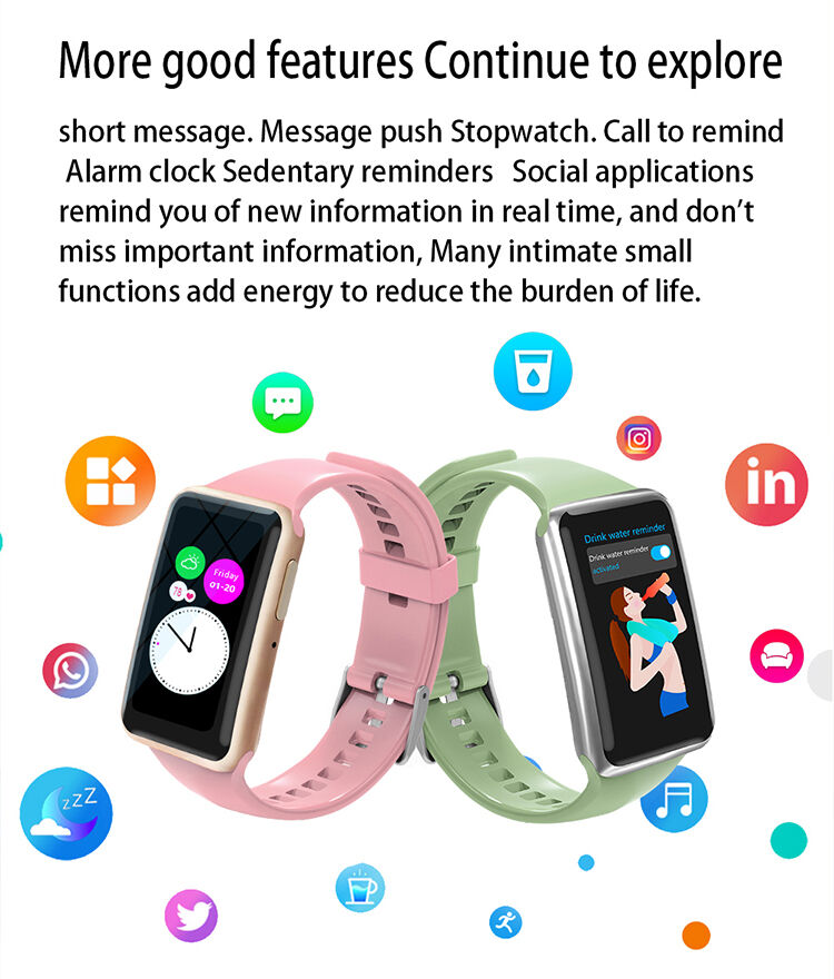 1.47 Inch Bt Calling C6 Plus Smart Band Smart Watch Heart Rate Monitor Blood Pressure Fitness ...