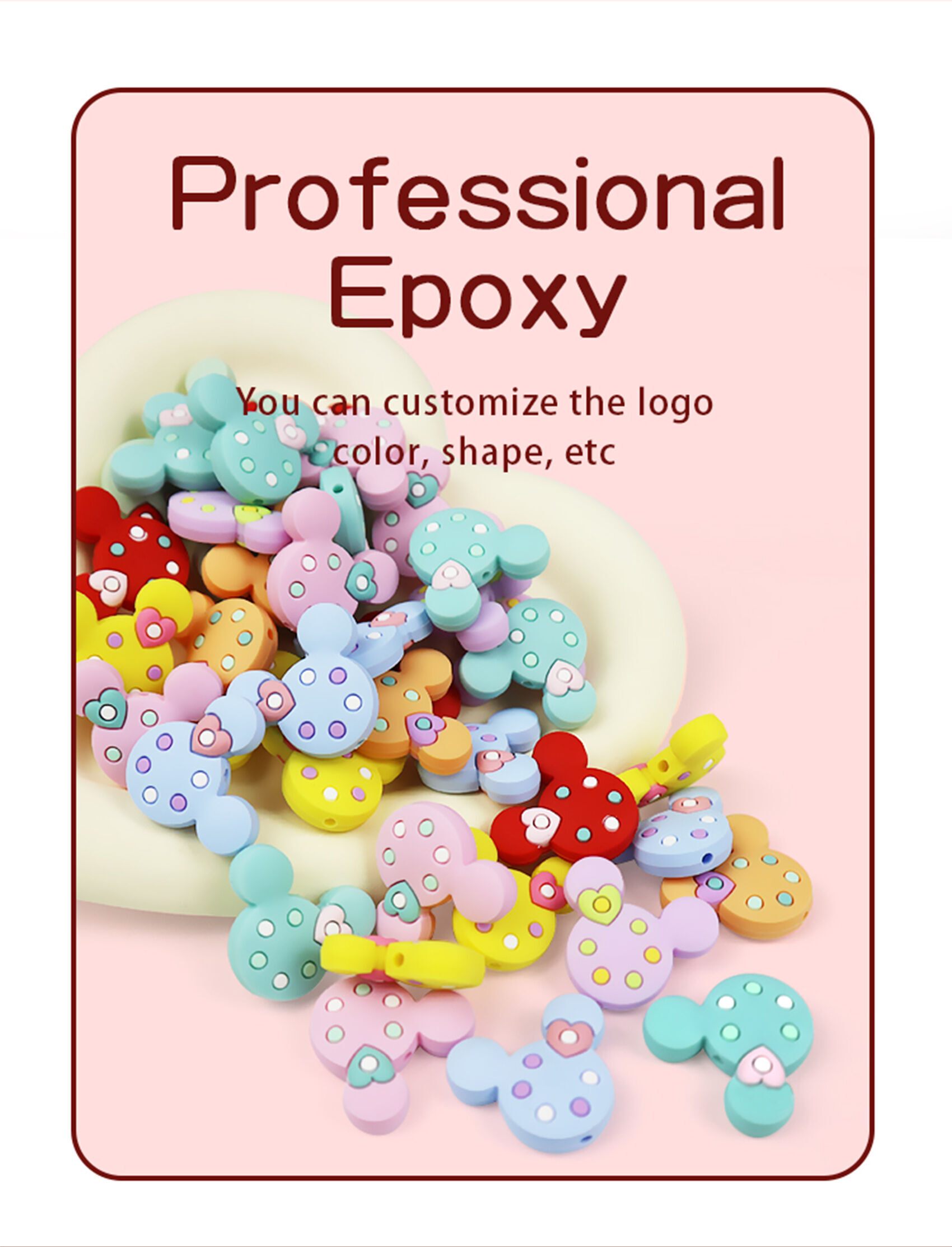 Buy Wholesale China Silicone Mickey Gutta Percha Beads Bpa Free ...