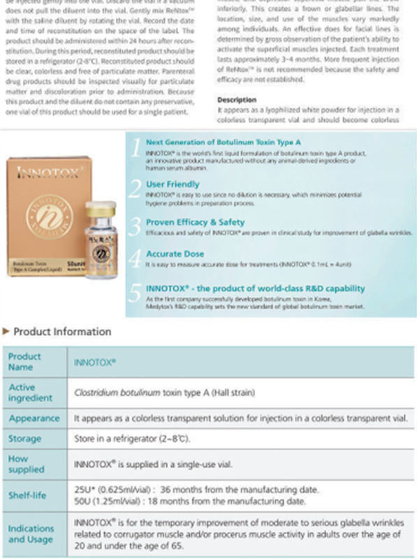 Buy Wholesale China Bo Tox For Hyperhidrosis Chipmunk Cheeks Under Eye ...