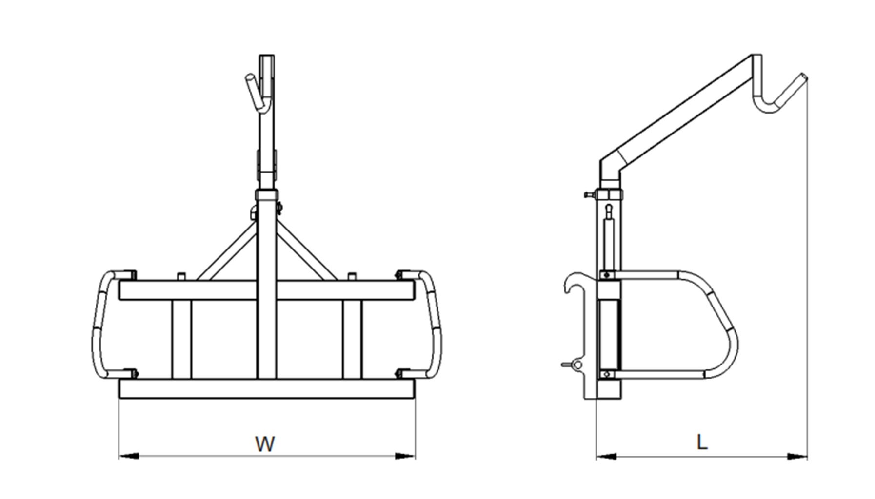 Buy Wholesale China Tractor Attachment Telescopic Big Bag Lifter With ...