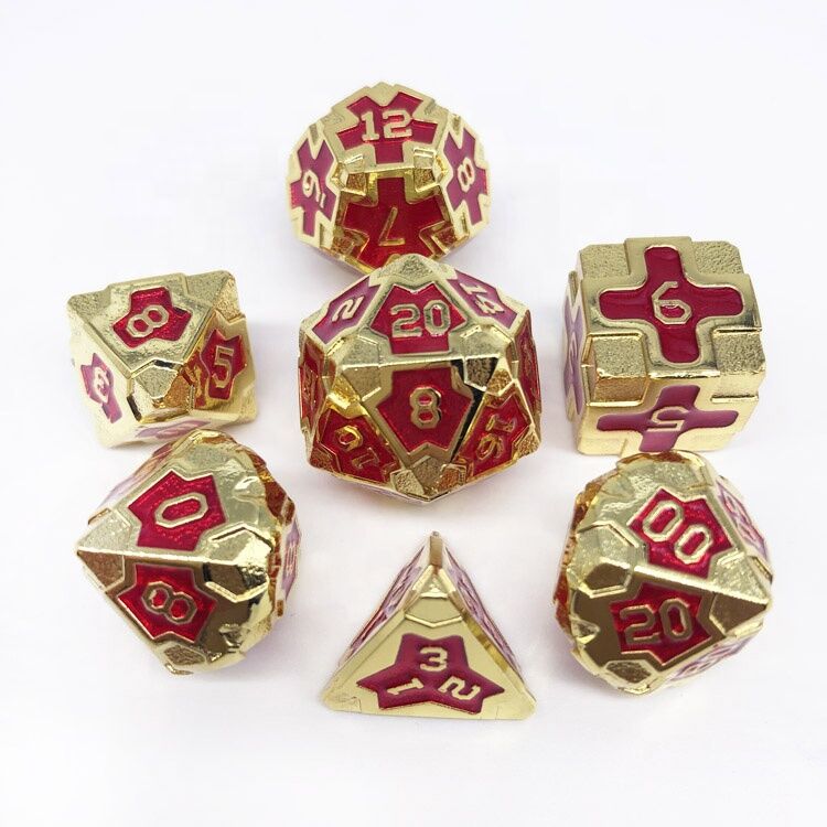 Buy Wholesale China Resin + Metal Hollow Dice Flashing Resin Dice Kit ...