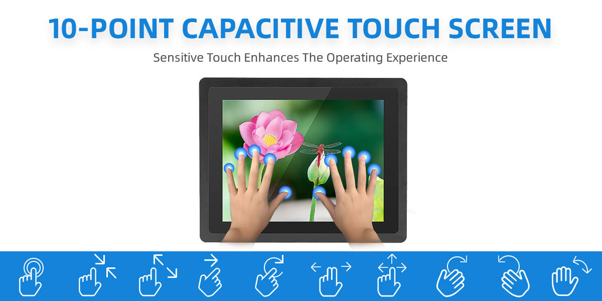 Buy Wholesale China Industrial Touch Monitor 350 Nits Open Frame Touch ...